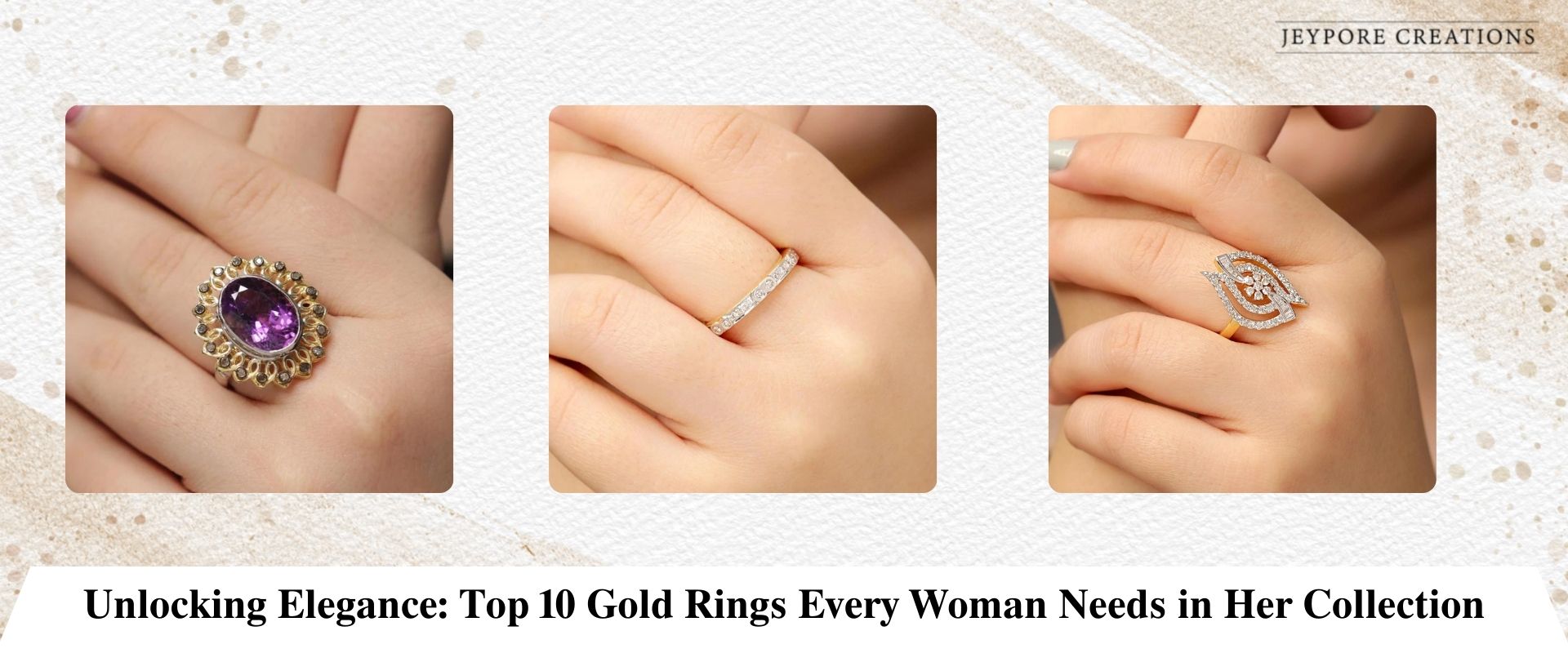 Top 10 Gold Rings Every Woman Needs in Her Collection – Jewels by Shweta
